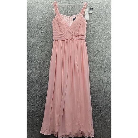 Basix | Dresses | Basix Black Label Gown Dress Womens 4 Pink Off ...